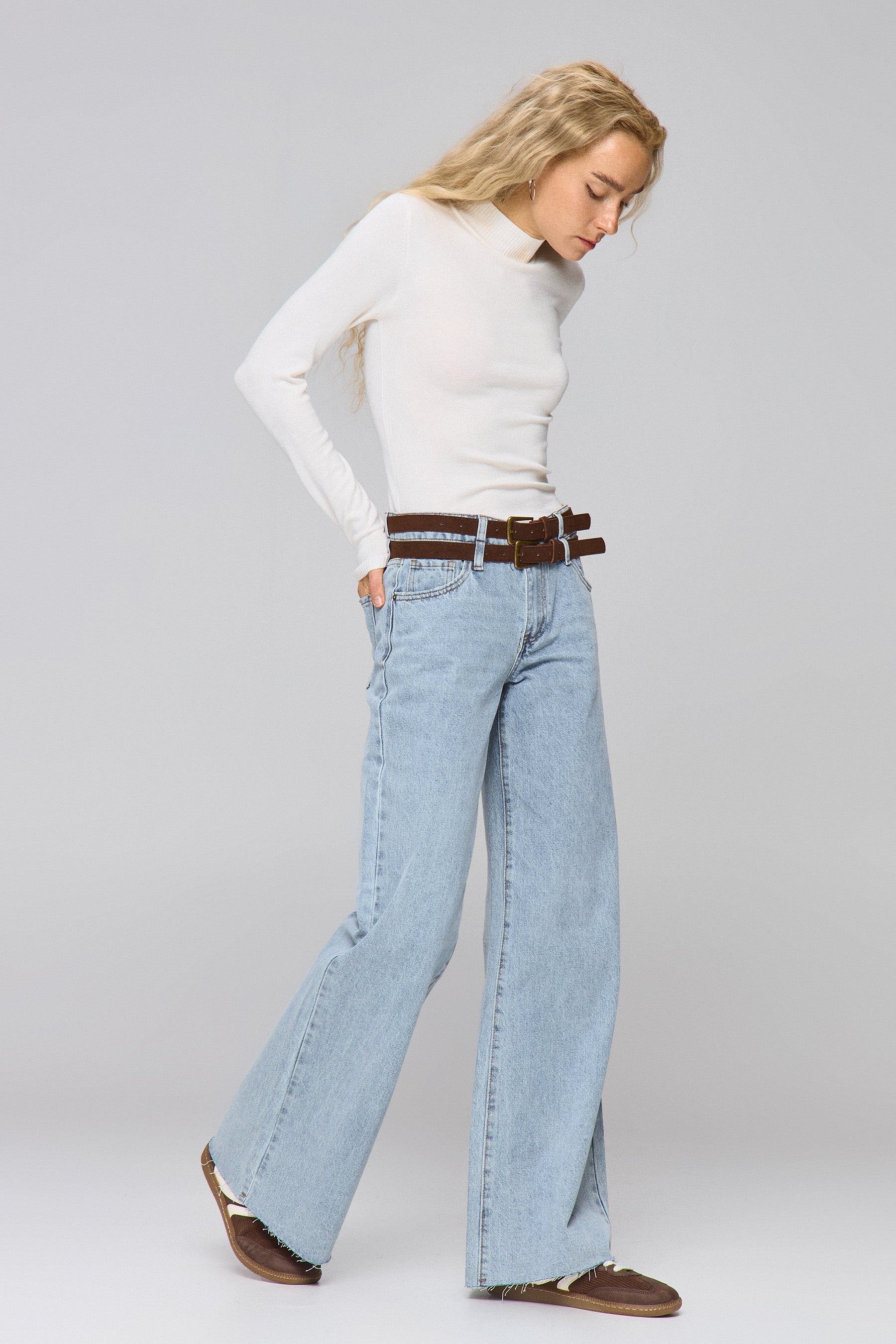 גינס חגורה כפולה | רנואר