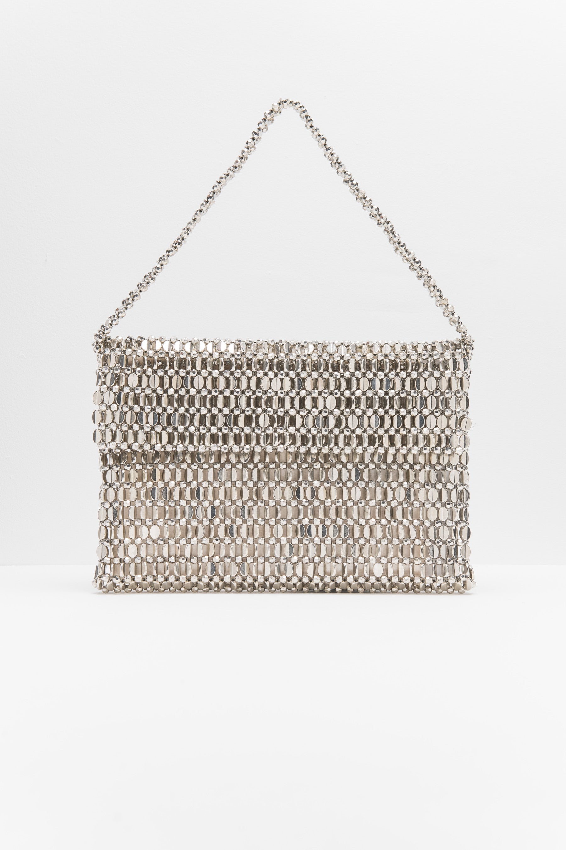 תיק ערב חרוזים- סילבר | רנואר